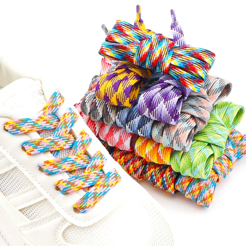 1-paire-de-lacets-plats-pour-baskets-arc-en-ciel-lacet-color-ray-lacets ...
