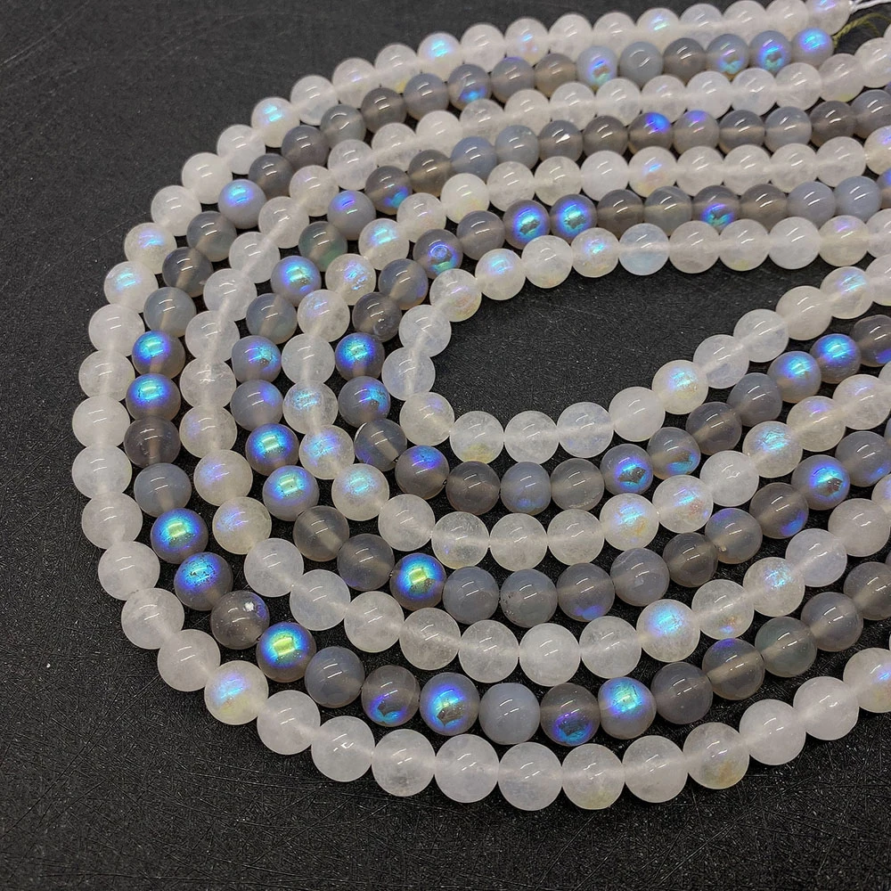 Glass-Imitation-Labradorite-Moonstone-Loose-Spacer-Beads-for-Jewelry ...