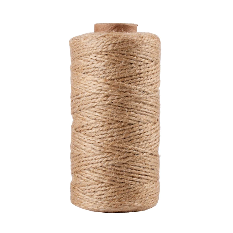 100-hof-Nat-rliche-Jute-B-cker-Bindf-den-Sackleinen-String-Hanf-Seil ...