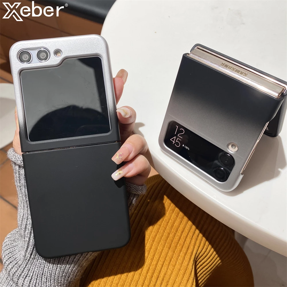 Gradient-Color-Hard-Shockproof-Phone-Case-For-Samsung-Z-Flip-3-4-5 ...