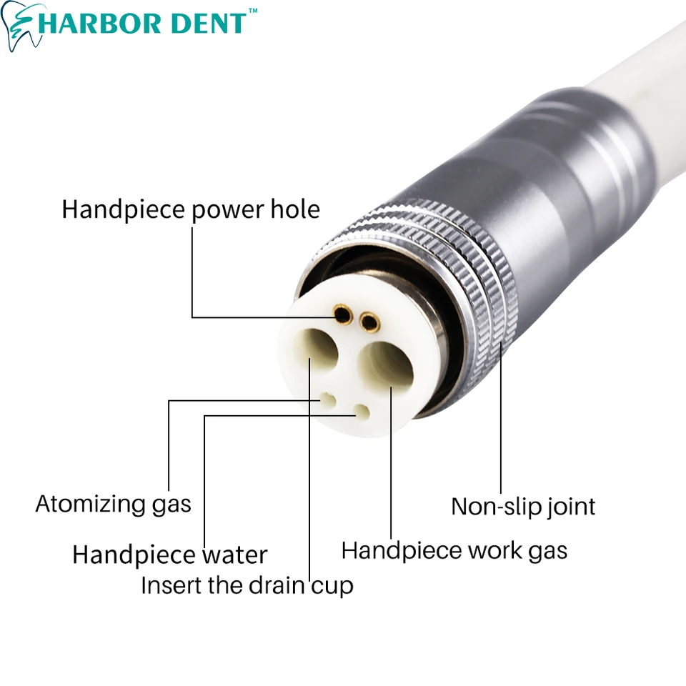 6 Hole Connector Tube Silicone Tubing Hose Connector For Dental High ...