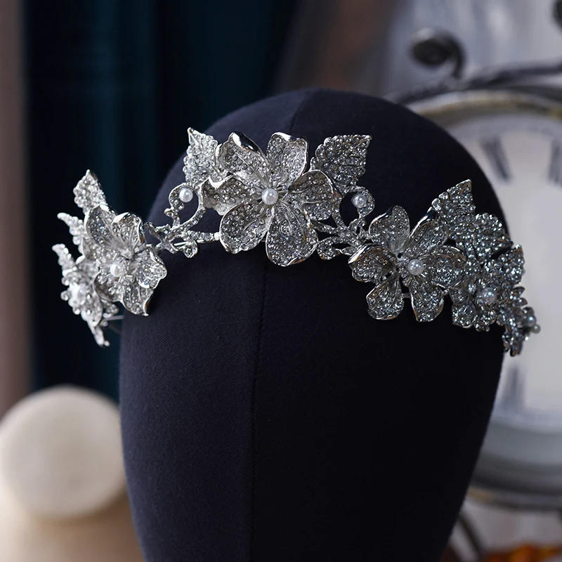 Oversize-European-Style-Crown-Hair-Accessories-Bride-Wedding-Crown ...