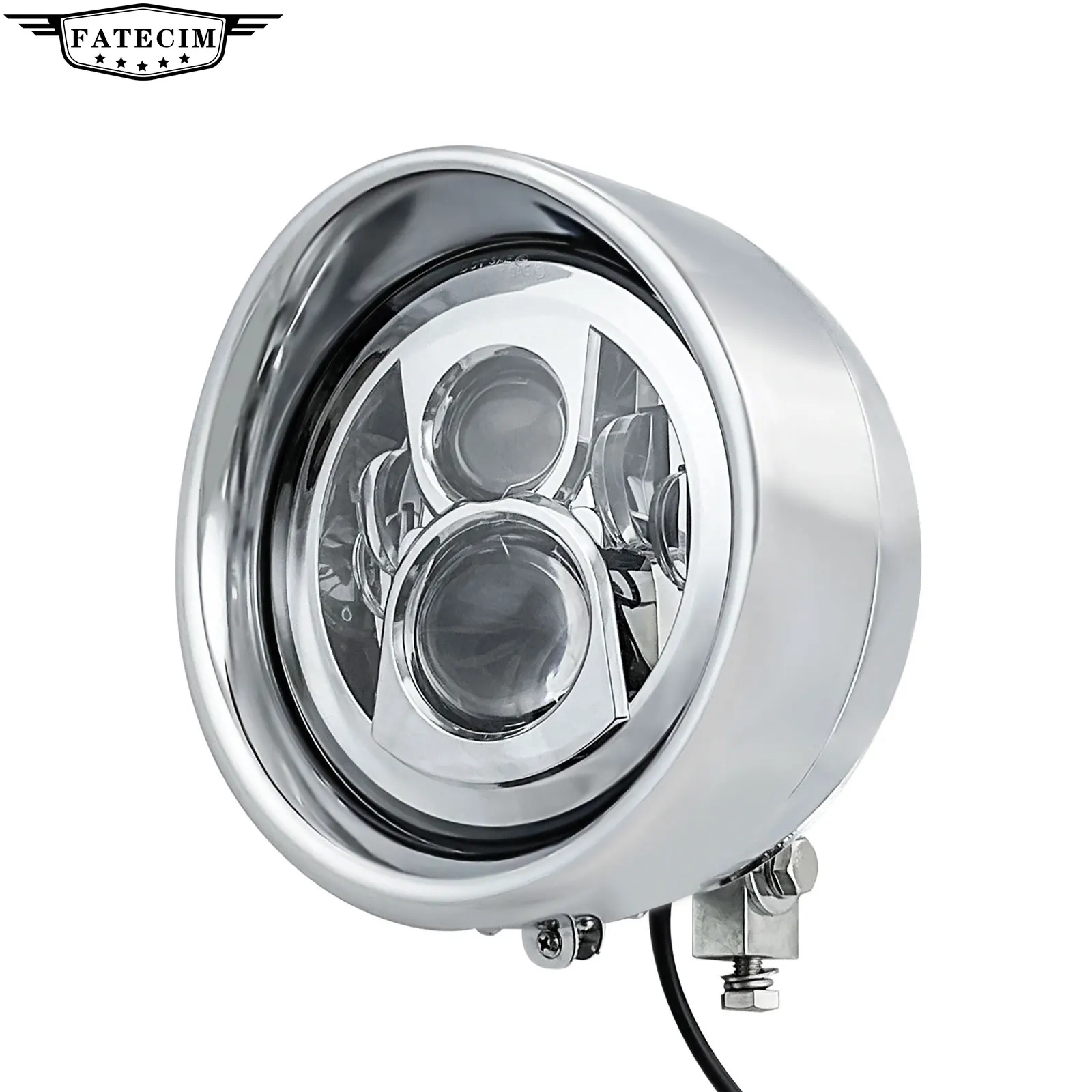 7-Inch-LED-Motorcycle-Headlight-For-Harley-Heritage-Fat-Boy-Softail ...