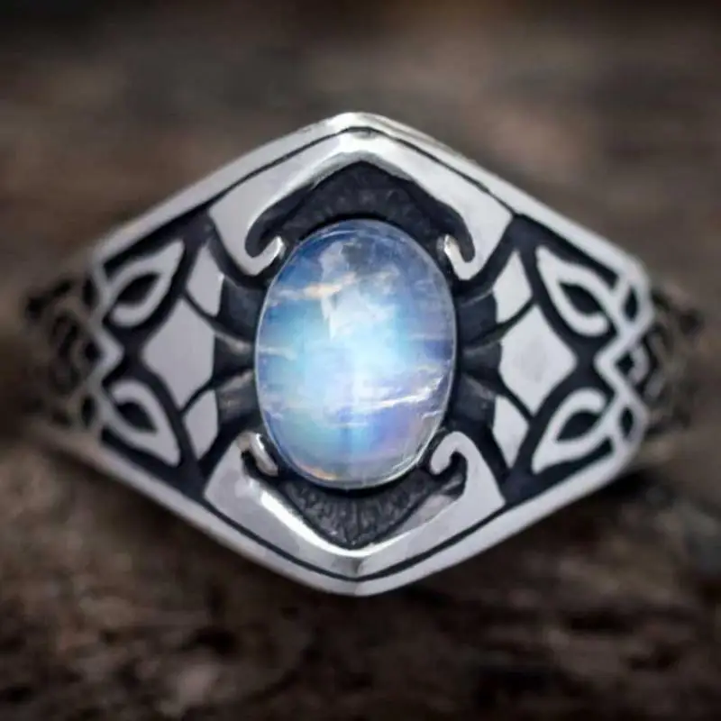 Celtic Moonstone Ring