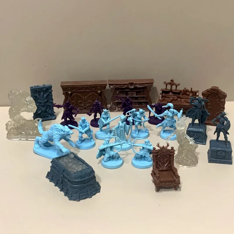 Lot-Heroquest-Mercenary-Knight-Archer-Assassin-Rack-Door-Statues ...