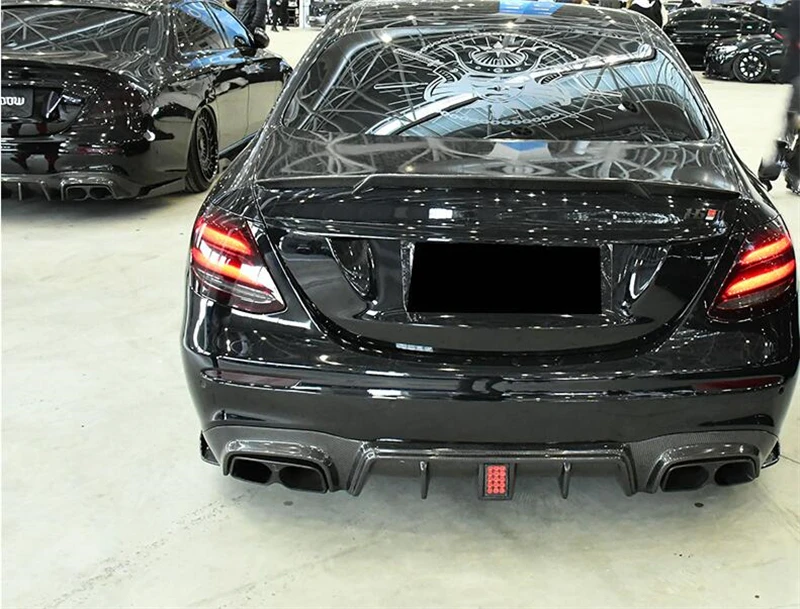 Za Mercedes Benz E Klasu W213 E200 E260 E300 E63S 2016-2020 Spojler od pravih ugljičnih vlakana ...