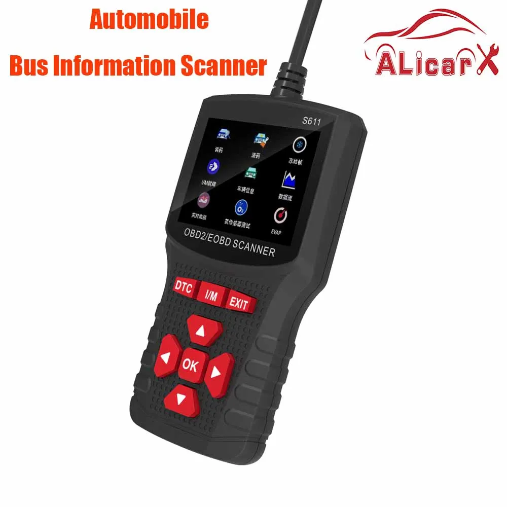 Top-Quality-S611-OBD2-Automatic-Scanner-For-Car-Clearing-Fault-Code ...
