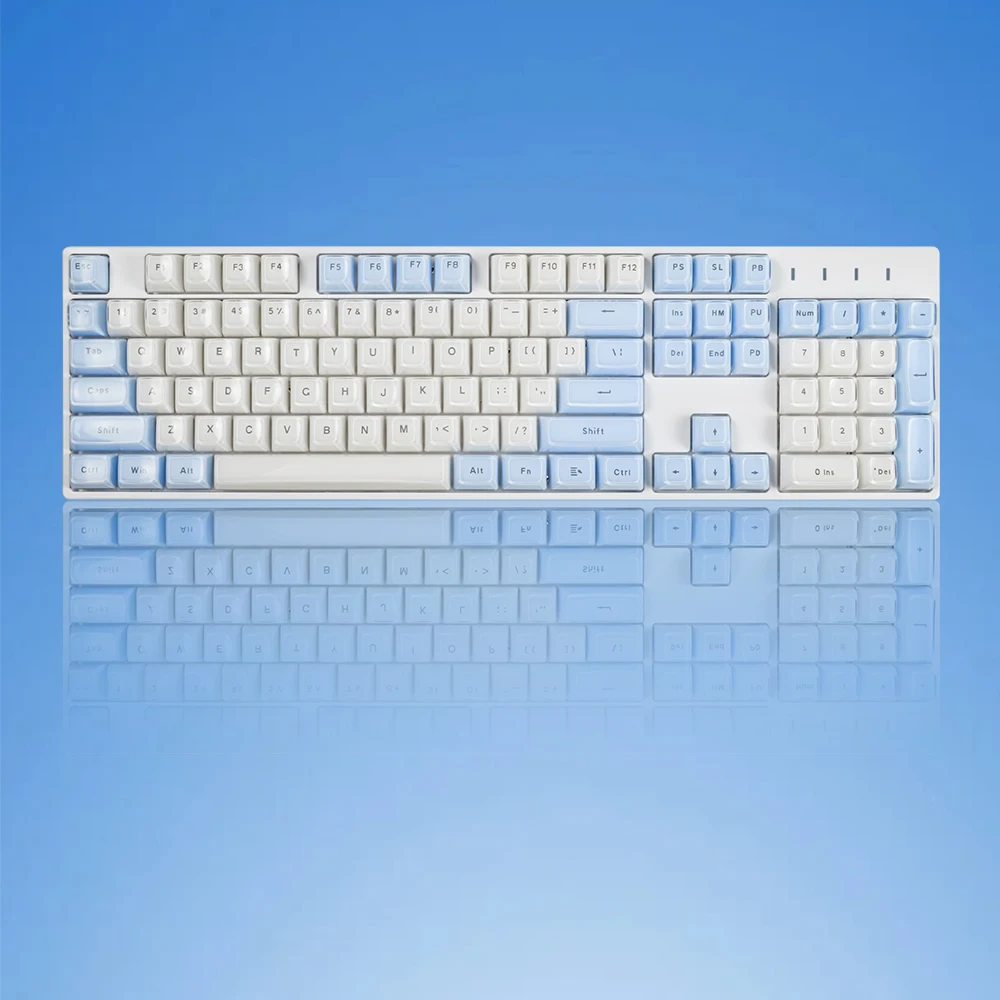 IJKT-Ice-Crystal-ABS-Keycaps-Round-Edge-Letters-Opaque-Oem-Profile ...