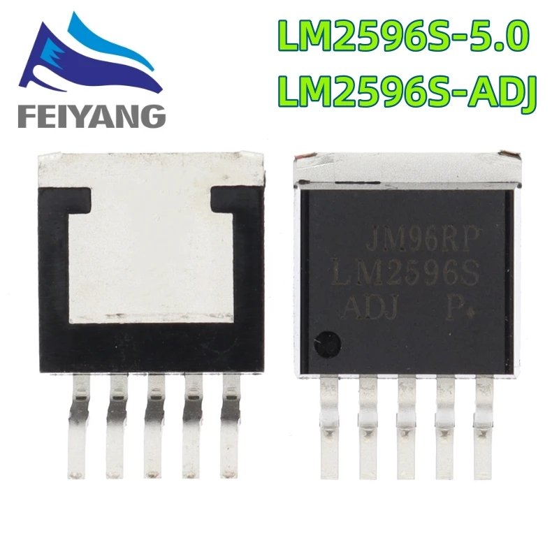 10pcs/lot Lm2596s-5.0 Lm2596s-adj Lm2596s Lm2596 2596 To-263 In Stock ...