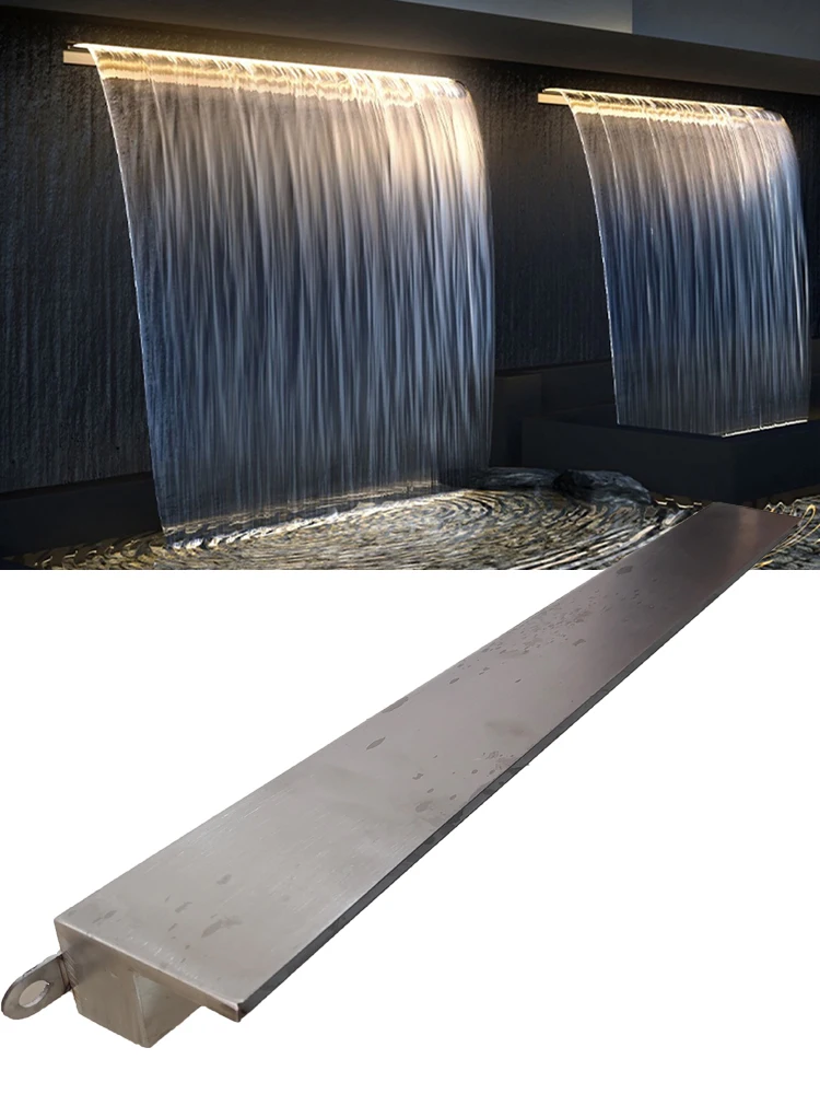 Colorful waterfall water curtain nozzle,swimming pool stainless steel ...