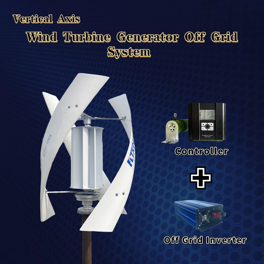 5000W-Vertical-Axis-Wind-Turbine-48v-24V-Alternative-Energy-Generator ...