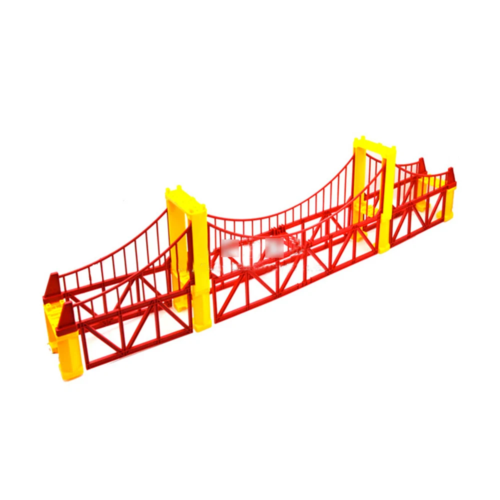 Gift-Electric-Train-Parts-Plastic-Red-Bridge-Scene-Double-Bridge ...