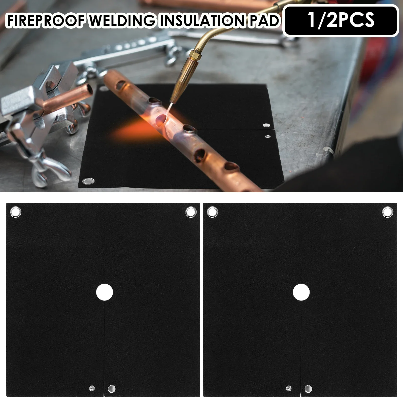 Fireproof Welding Protective Blanket 1800°f High Temp Insulation ...
