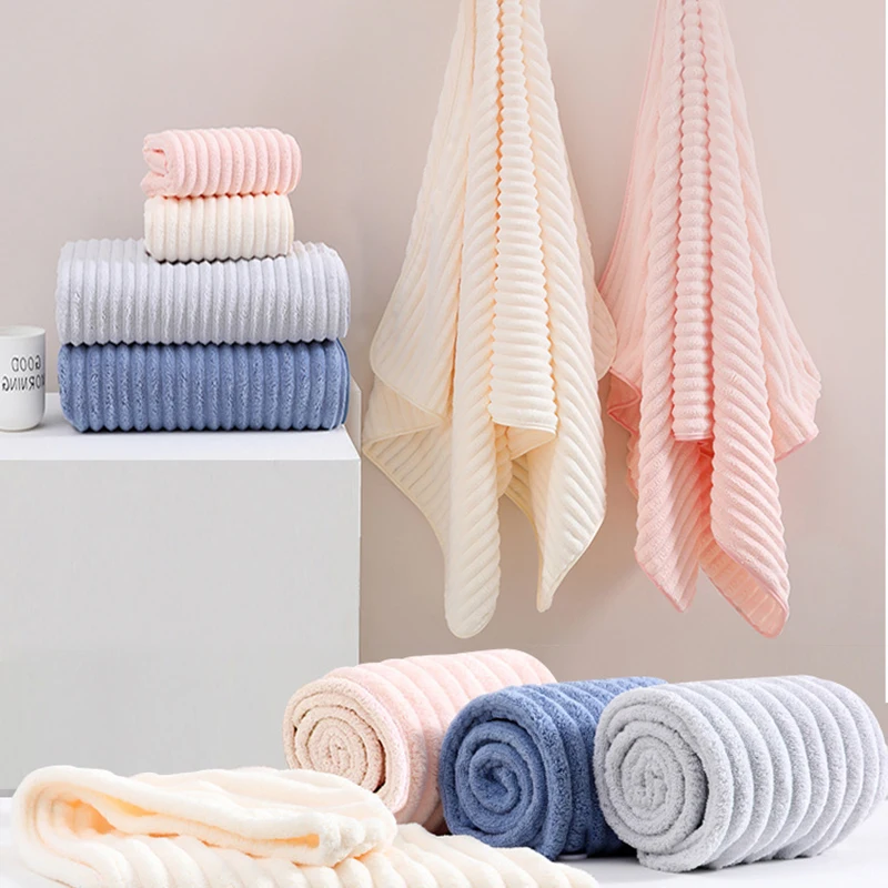 Adult Face Bath Towel Coral Fleece Absorbent absorbent and quick-drying ...