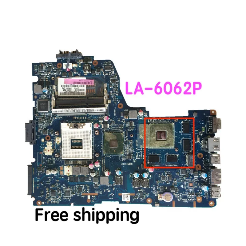 Suitable For Toshiba A660 A665 Laptop Motherboard NWQAA LA-6062P Rev:2. ...