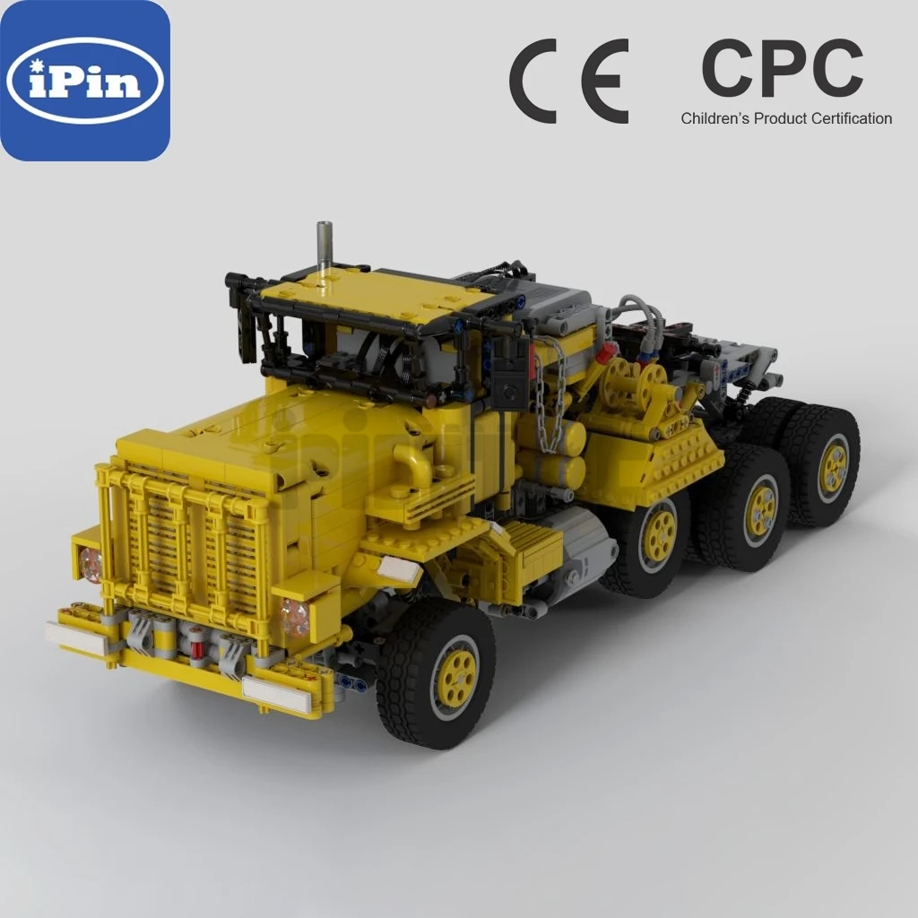 Moc 40026 haoshike Oshkosh m911 military heavy duty transport vehicle ...