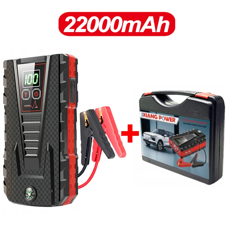 Car Jump Starter 20000mah Power Bank 1000a 12v Portable Battery Charger ...