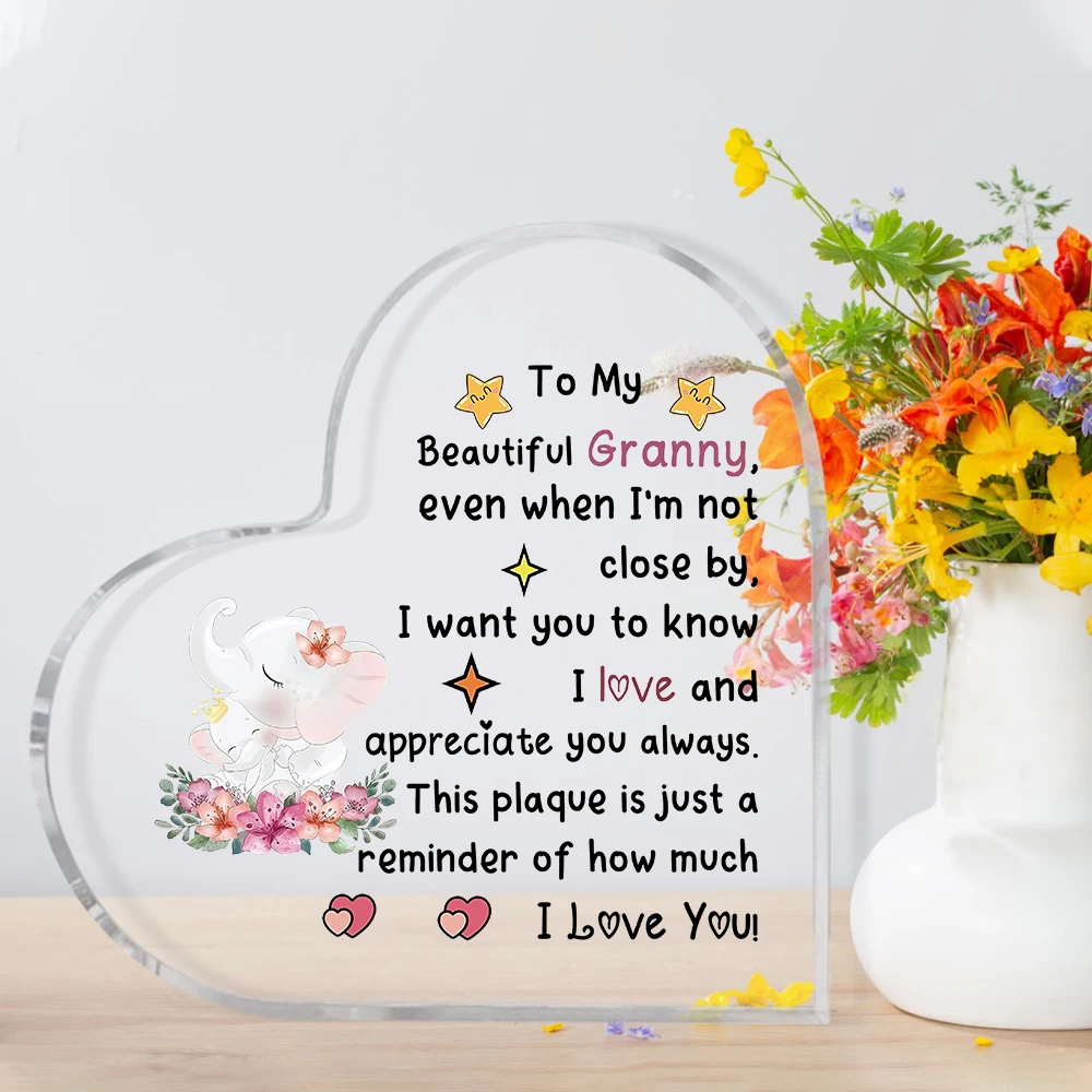 Granny Acrylic Plaques Mother's Day Gifts Gran Appreciate Present ...