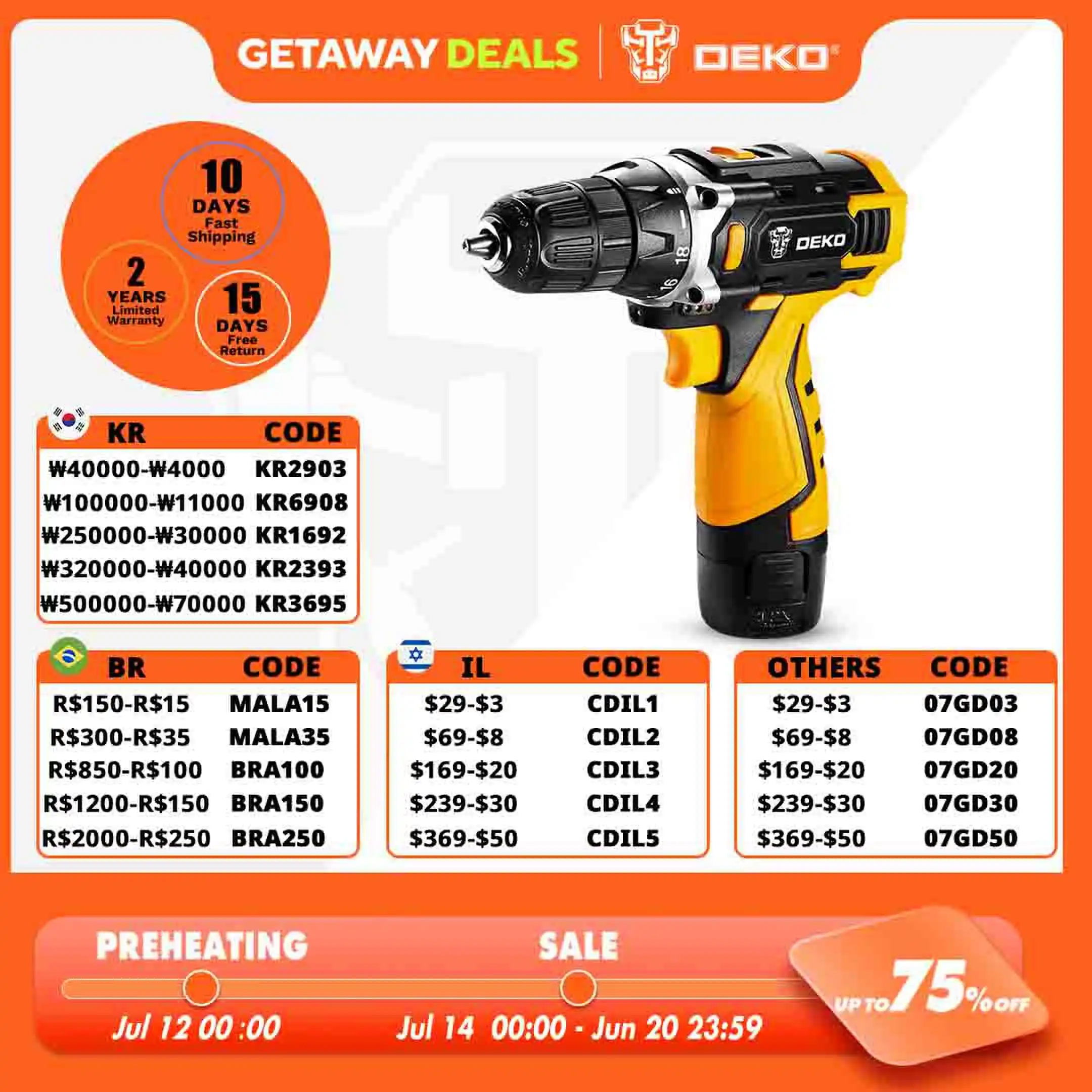DEKO-Cordless-Drill-12V-16V-20V-Mini-Wireless-Power-tools-DC-Lithium ...