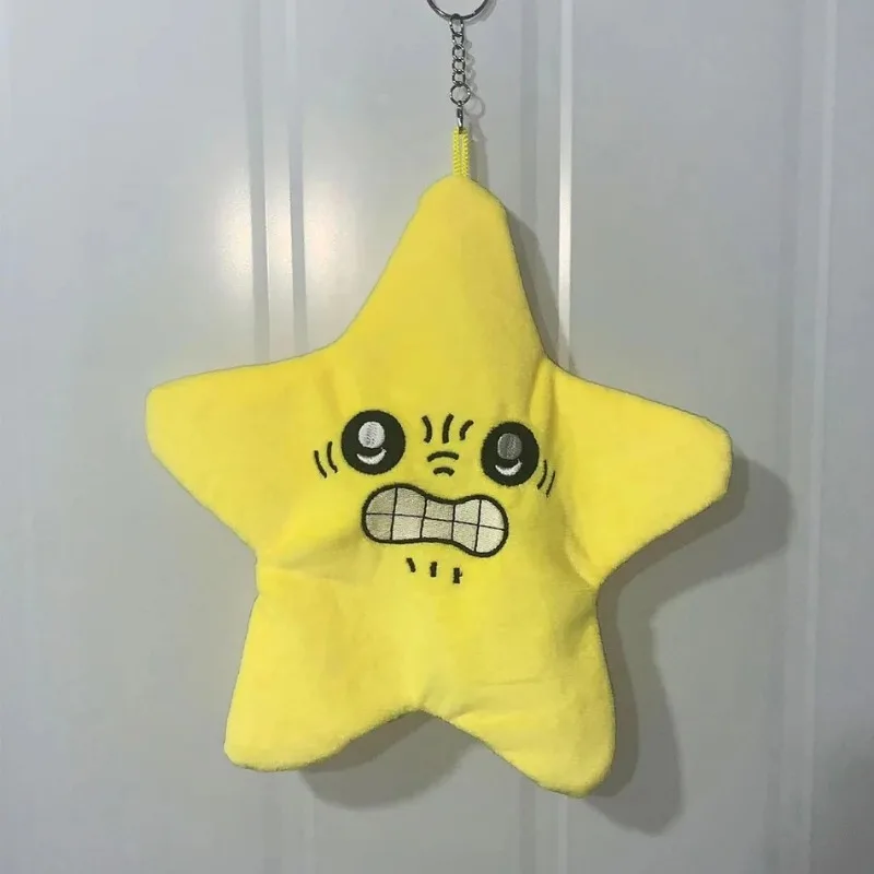 Angry-Moving-Jumping-Stars-Plush-Toy-Cute-Yellow-Pentagonal-Heart ...