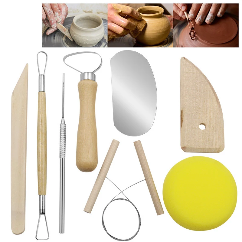 8PCS Carving Modeling Clay Sculpting Tools Set Multifunctional Durable ...