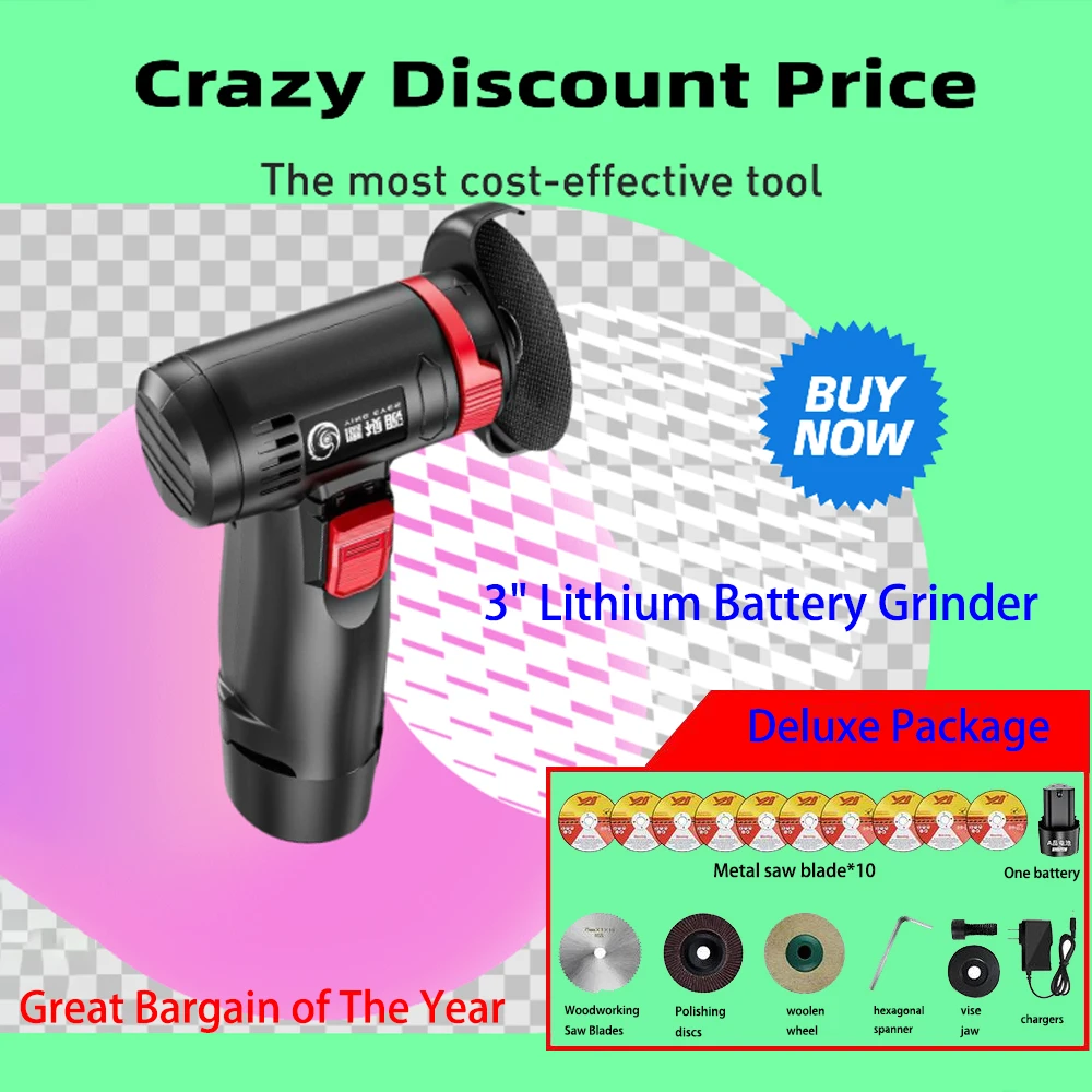 AOTUO-3-Inch-grinder-Lithium-Electric-Angle-Grinder-Mini-angle-grinder ...