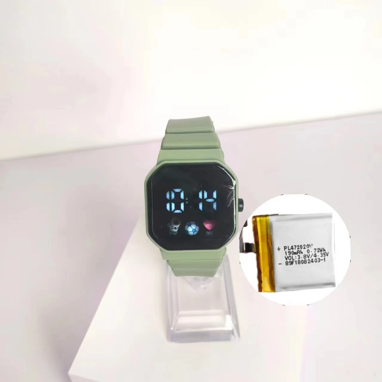 Hzbot-Smart-Watch-With-Original-Battery-PL472020V-Battery-For-BIP-S ...