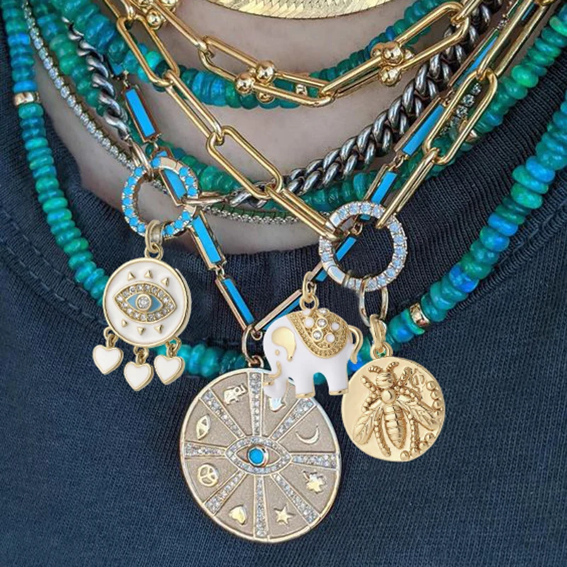 Dijes-de-ojo-de-coraz-n-para-fabricaci-n-de-joyas-suministros-dise-o-de ...