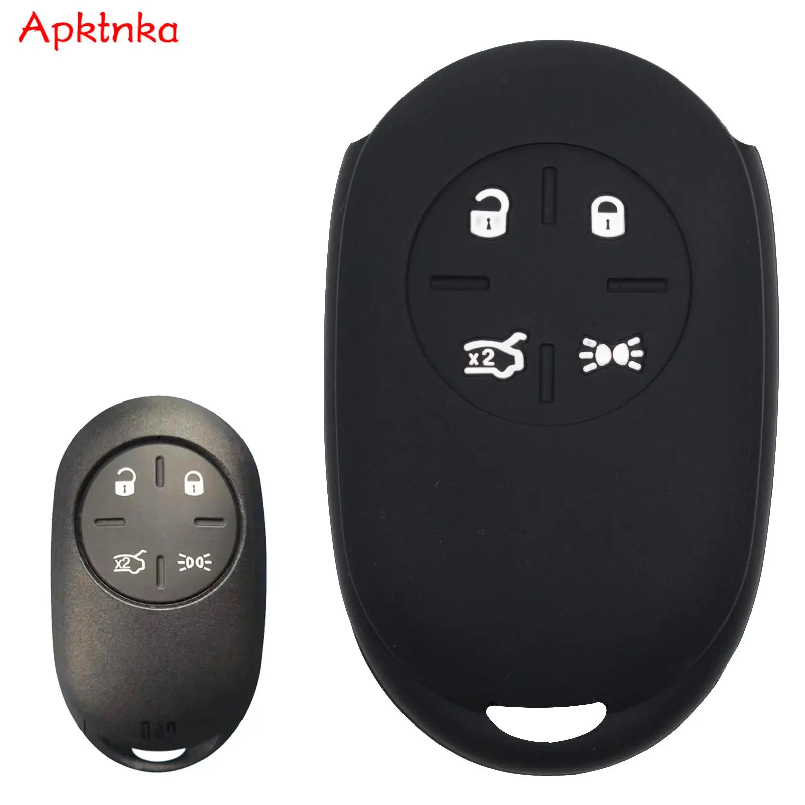 For-Fiat-500-500e-2020-21-22-23-Remote-Smart-4-Button-Silicone-Car-Key ...