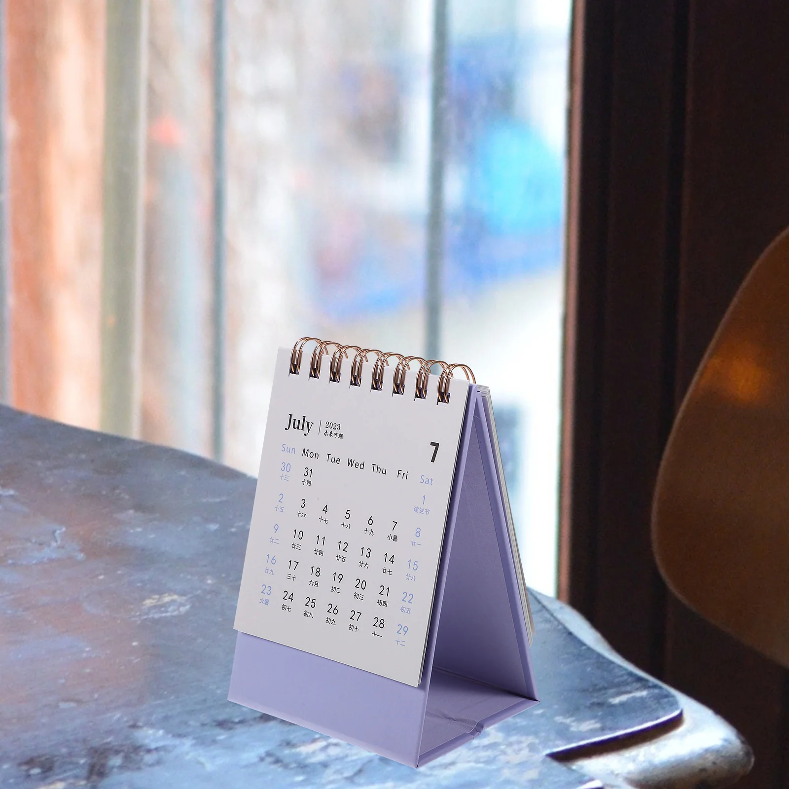 solid color Mini Desk Calendar Office School Supplies calendar Desk ...