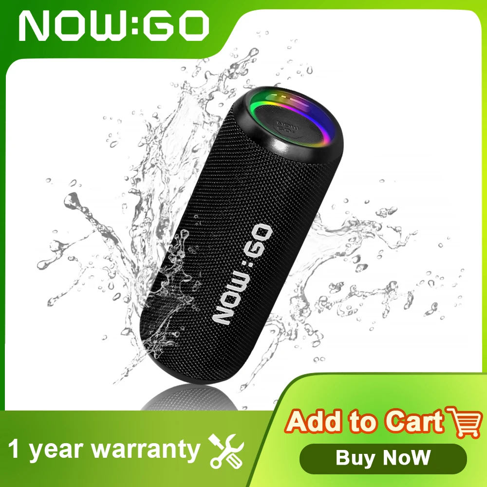 NowGo-alto-falante-port-til-Bluetooth-5-3-com-som-surround-de-360-graus ...