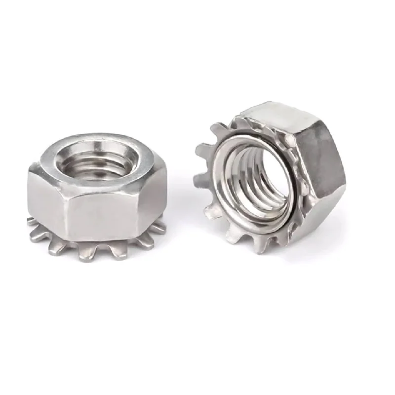 304 stainless steel K-nut nut toothed nut multi-tooth nut M3 M4 M5 M6 ...