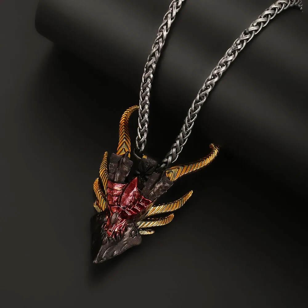 1PC Vintage Europe Medieval Zinc Alloy Dragon Pendant Necklace for Men ...