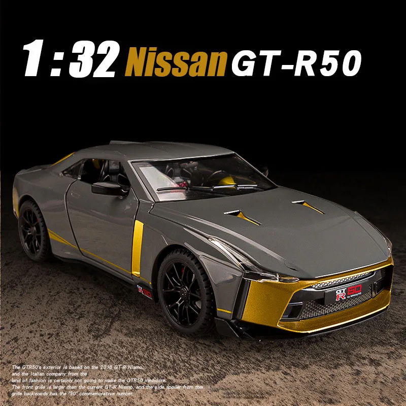 1-32-Nissan-GT-R50-Model-Car-Toy-Alloy-Diecasts-Metal-Super-Sport-Cars ...