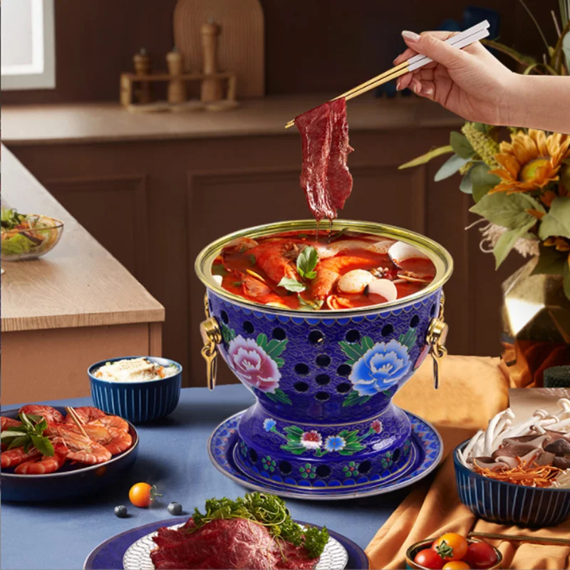 Chinese Hot Pots Cookware | Chinese Copper Hot Pot | Copper Picnic ...