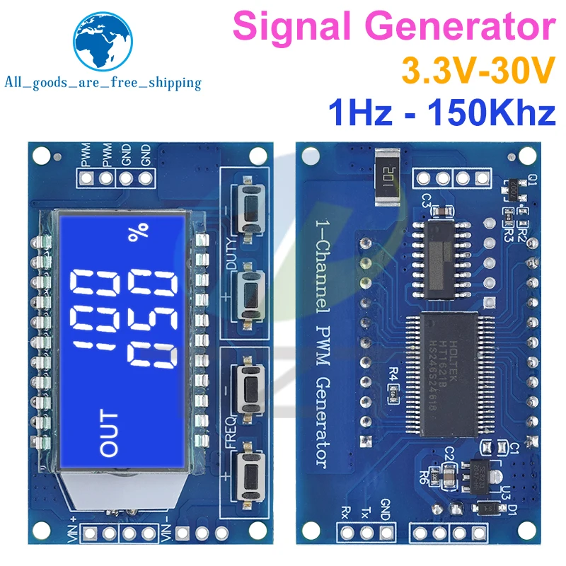 TZT-1Hz-150Khz-Signal-Generator-PWM-Board-Module-Pulse-Frequency-Duty ...