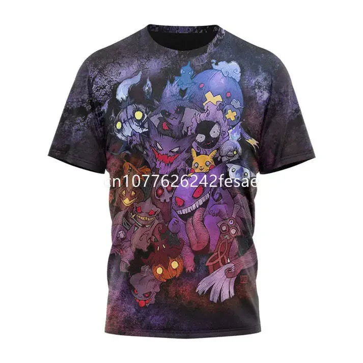 New Miniso PKM Gengar Men's and Women's 3D Print Shirt sold by Cal Soft ...