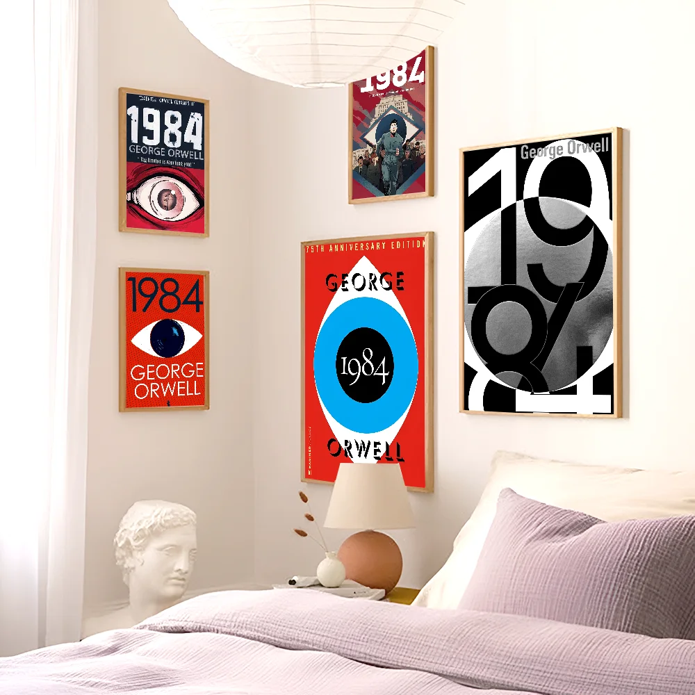 1984-George-Orwell-Classic-Vintage-Posters-HD-Quality-Wall-Art-Retro ...
