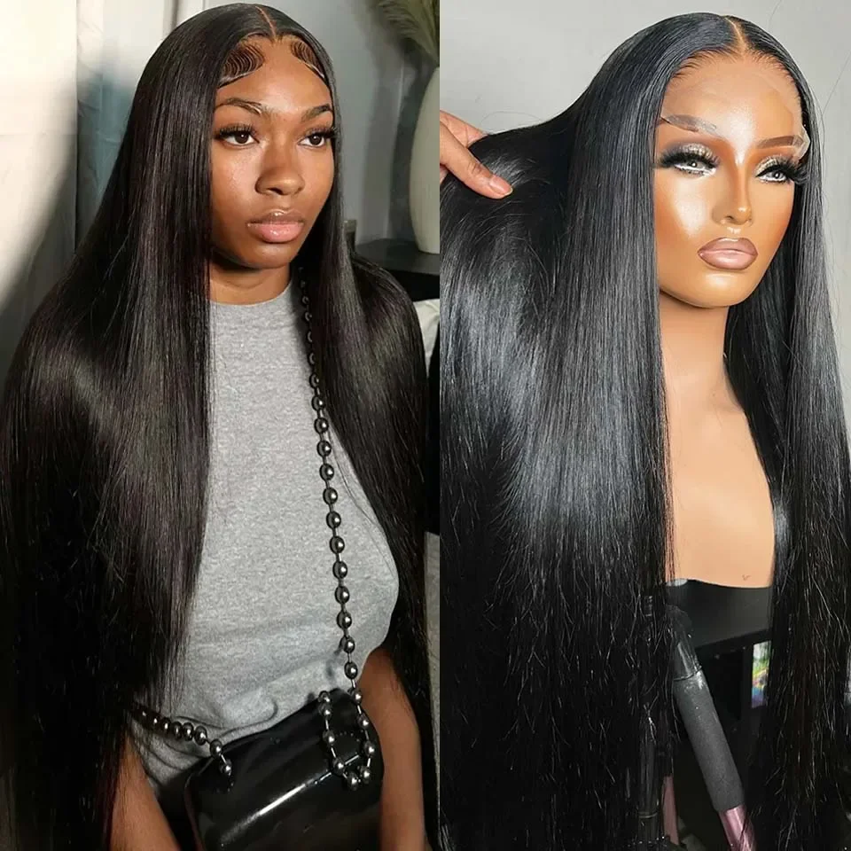 Bone-Straight-13x4-13x6-HD-Lace-Frontal-Wigs-Glueless-Transparent-Lace ...