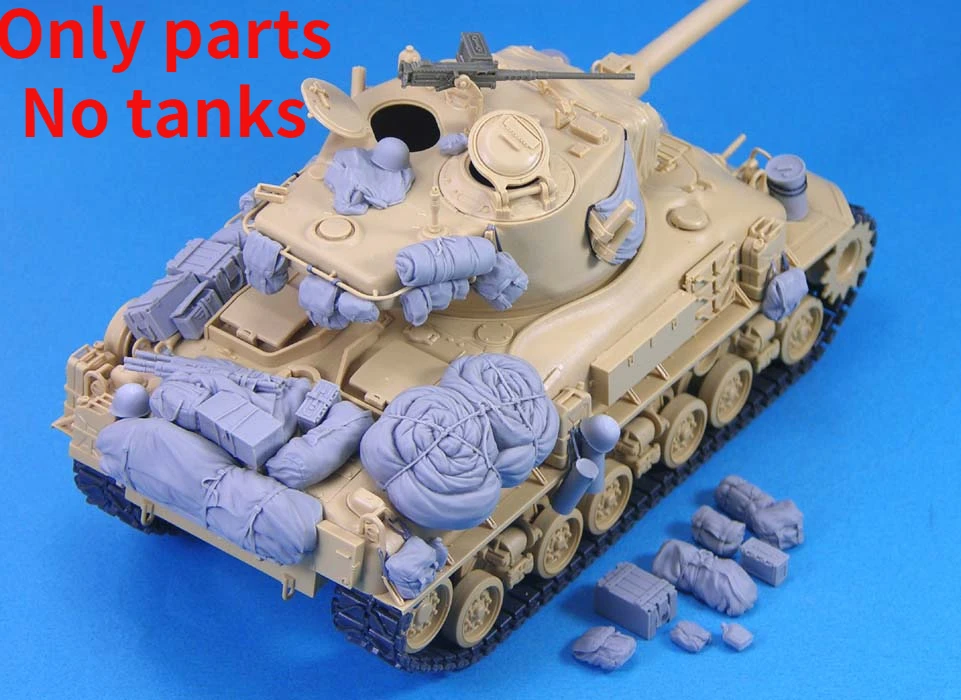 1:35 Scale Die Cast Resin Model Assembly Kit Israel M51 Super Sherman ...