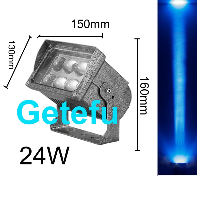 Foco LED para exteriores, 110 V, 220 V, 12 V, 10 W, 24 W, resistente al ...