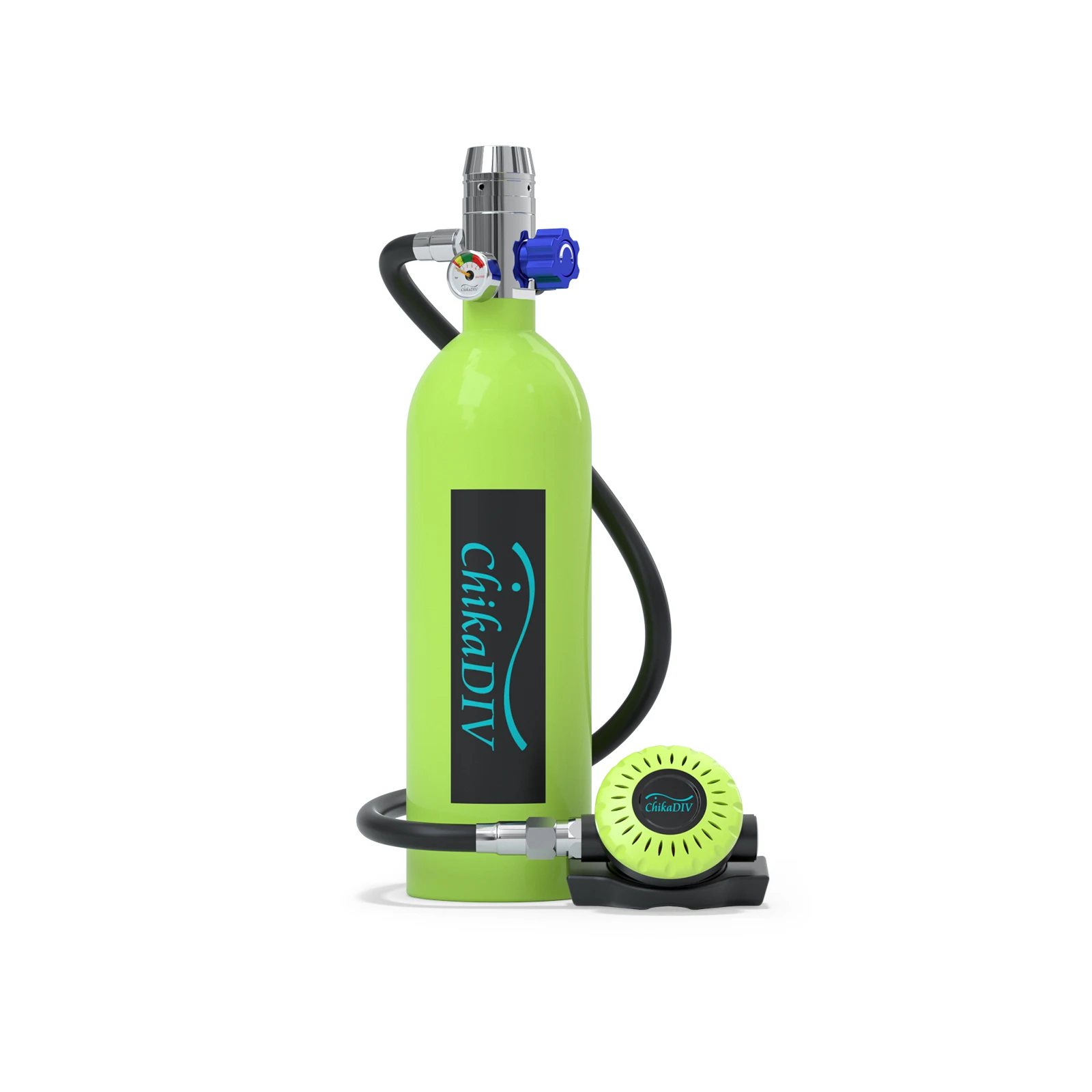 Lung Tank Portable 0.5L Mini Scuba Full Face Diving Mask With Oxygen ...