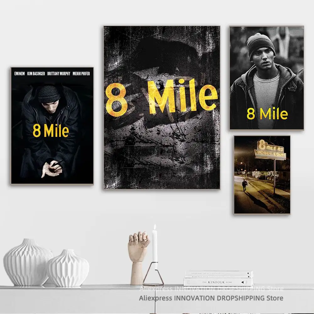 8-Mile-Movie-Wall-Art-Poster-Canvas-Posters-e-Impress-es-Pintura-Decora ...