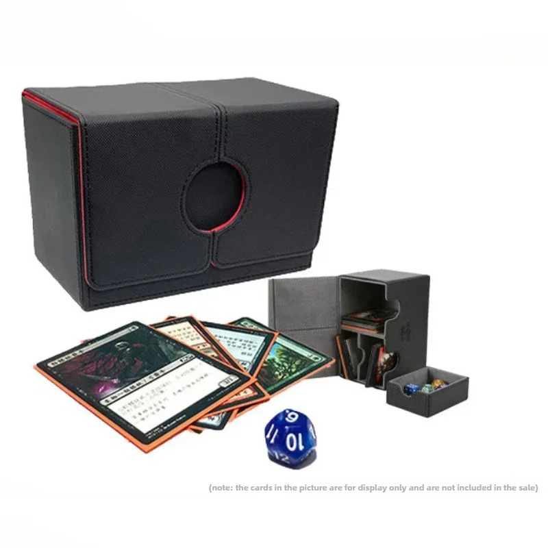 Card Deck Box with Dice Tray for MTG Cards 200+ Card Storage Box Fits ...