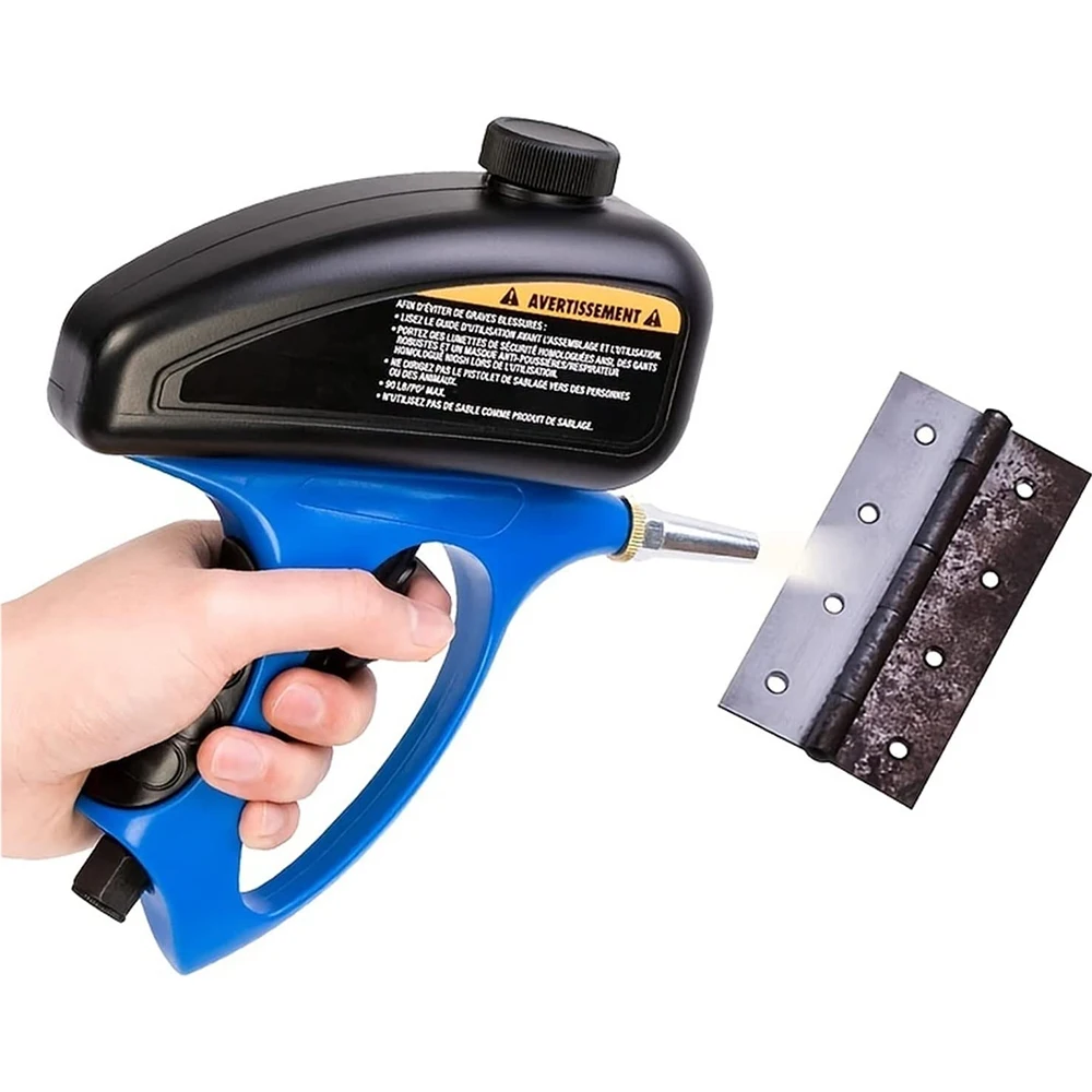 Portable-Sandblasting-Gun-90psi-Adjustable-Sandblasting-Machine-Gravity ...