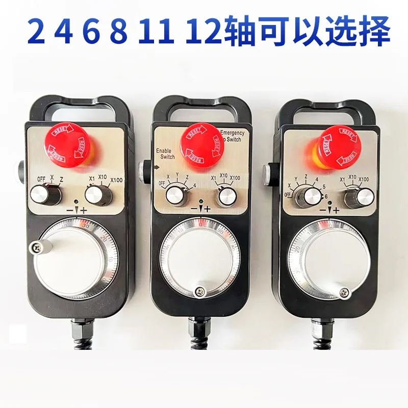2-axis-CNC-Pulse-Generator-24V-4-6-8-12-axis-MPG-Pendant-Handwheel-for ...