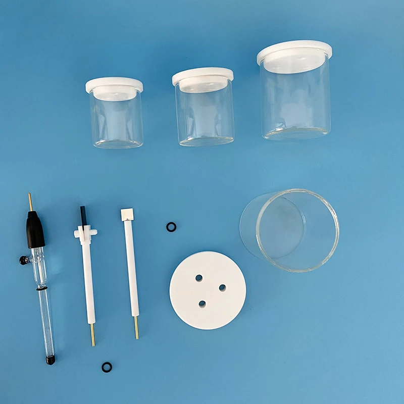 C002 Ordinary Electrolytic Cell. Glass Cell. Unsealed Cell. Three ...