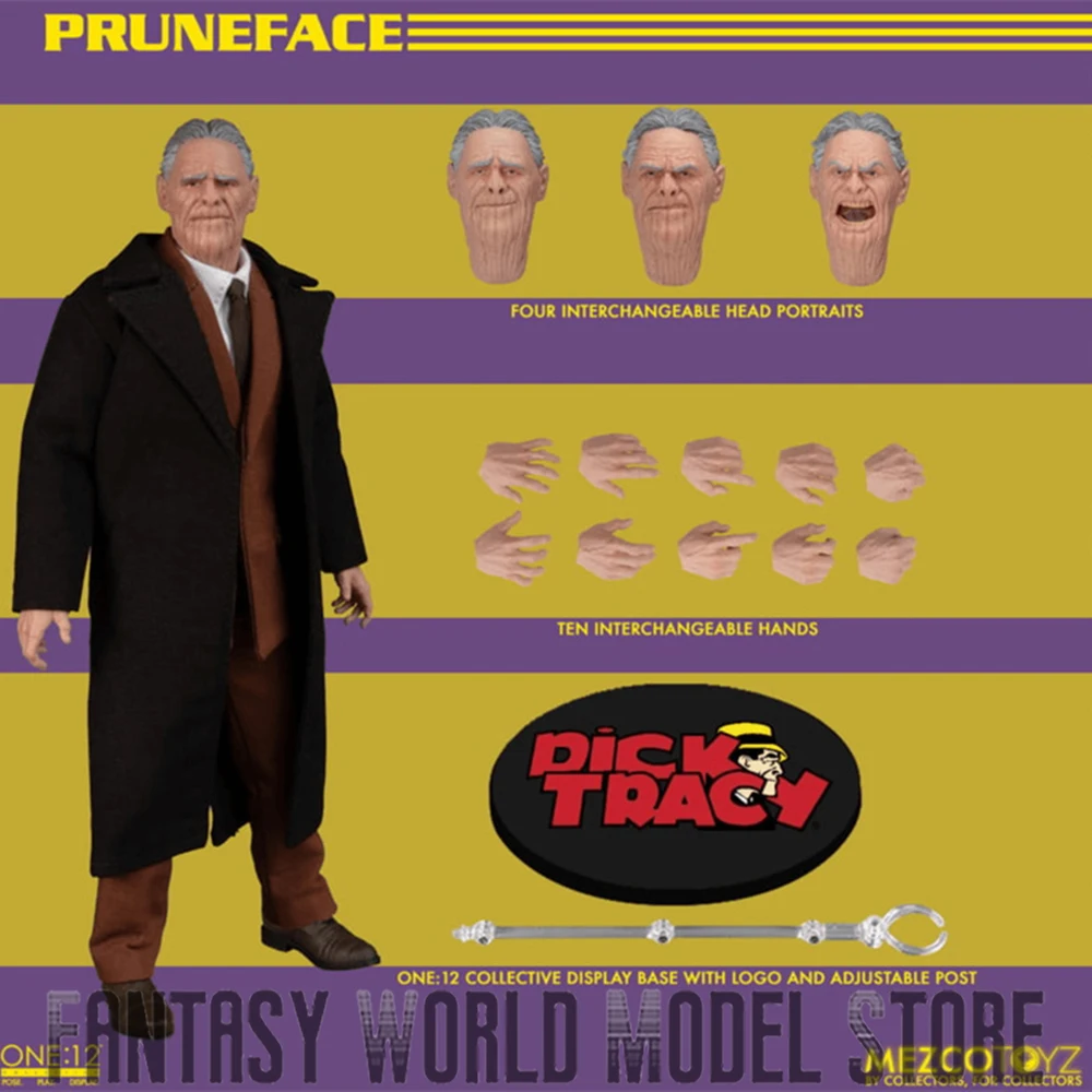 In-Stock-Mezco-1-12-Scale-Detective-Tracy-Dried-Face-Full-Set ...