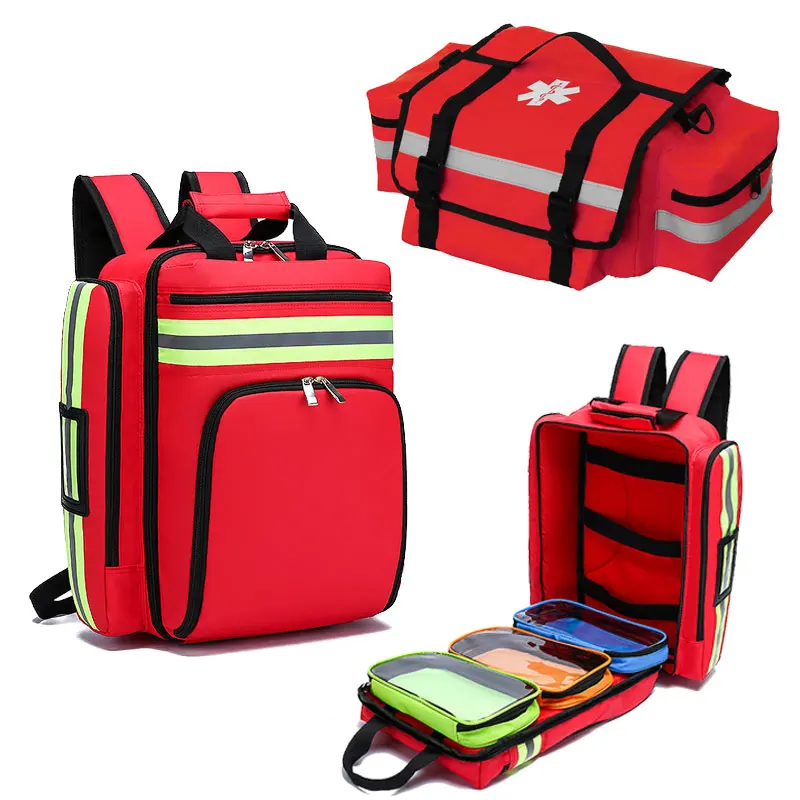First-Aid-Medical-Bag-Emergency-Backpack-Large-Capacity-Sorted-Storage ...