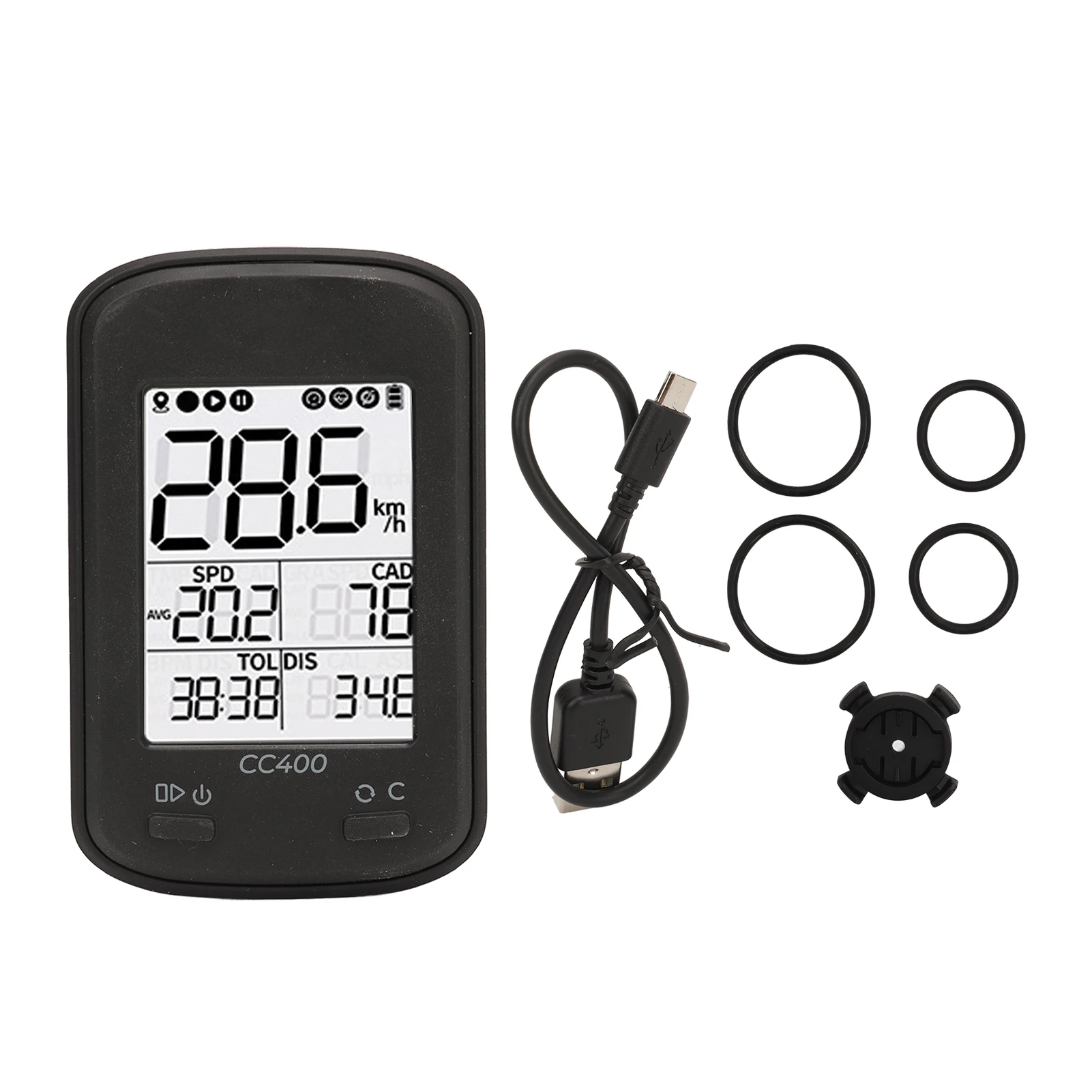 GPS-Bike-Computer-IPX6-Waterproof-600mah-Battery-Bluetooth-Automatic ...